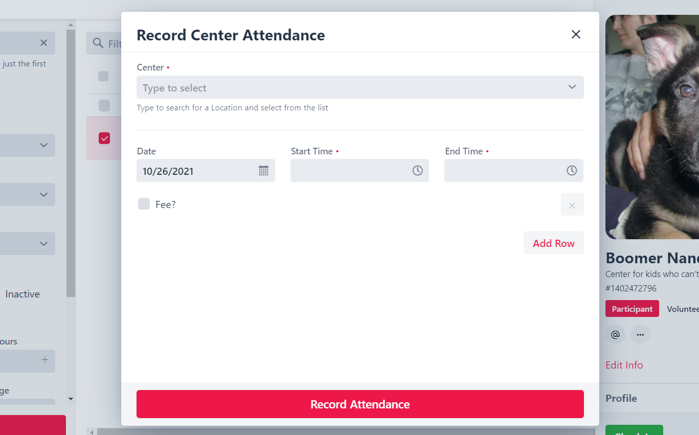 Adding Individual Center Attendance – Girls Inc Participant Management ...
