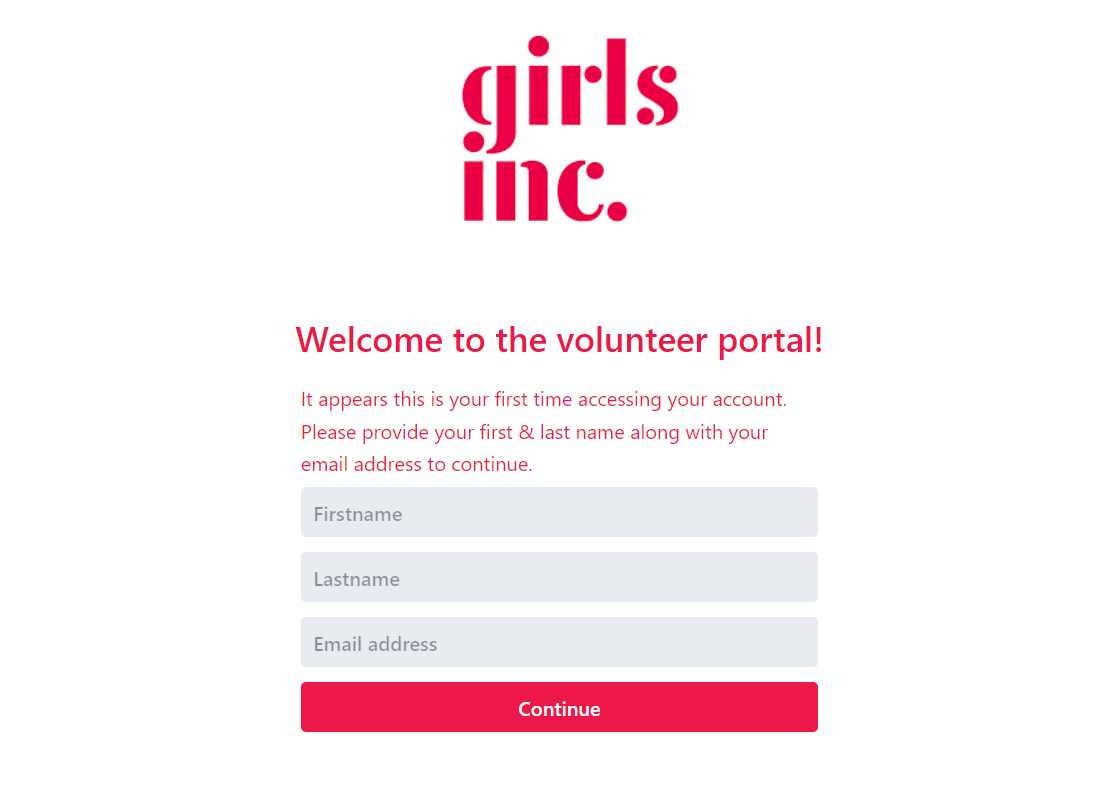 Volunteer Portal – Girls Inc Participant Management System Knowledgebase